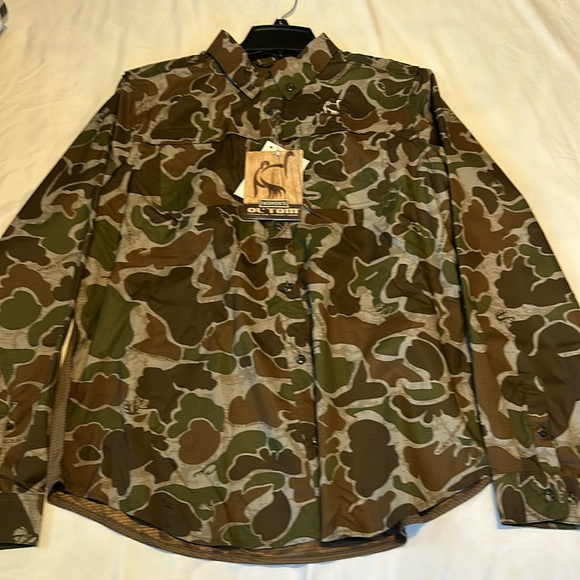 Drake | Tops | Womens Oltom Old School Camo Shirt By Drake Large | Poshmark